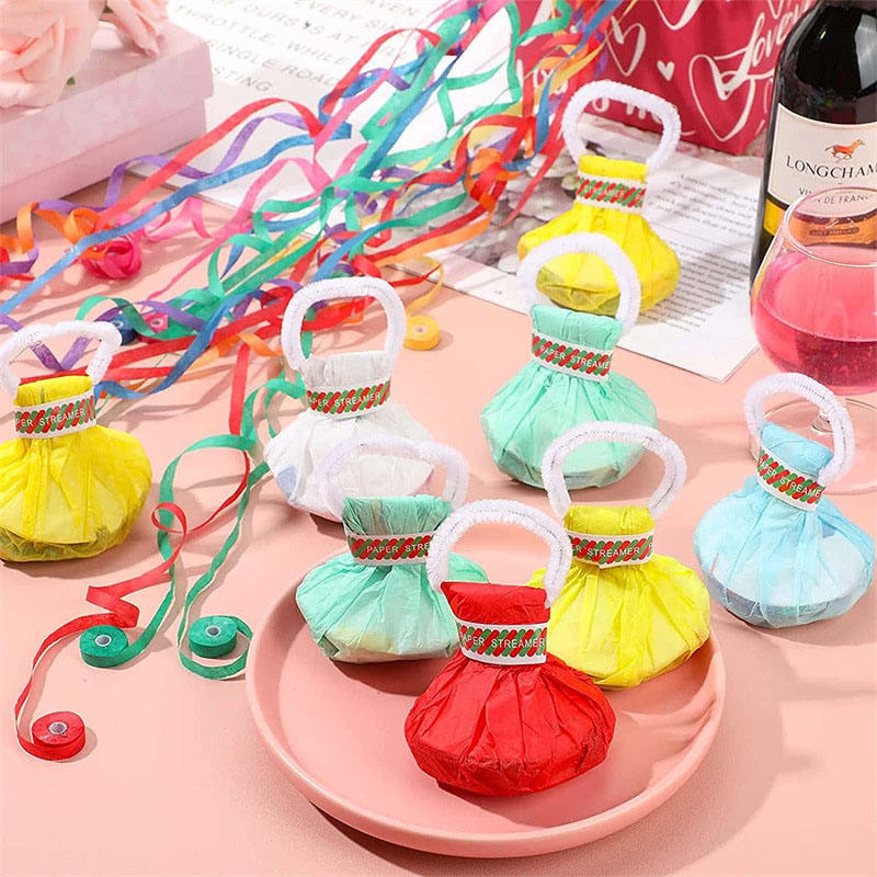 🎉 Colorful Party Streamer Popper Bombs – Buyo.pk